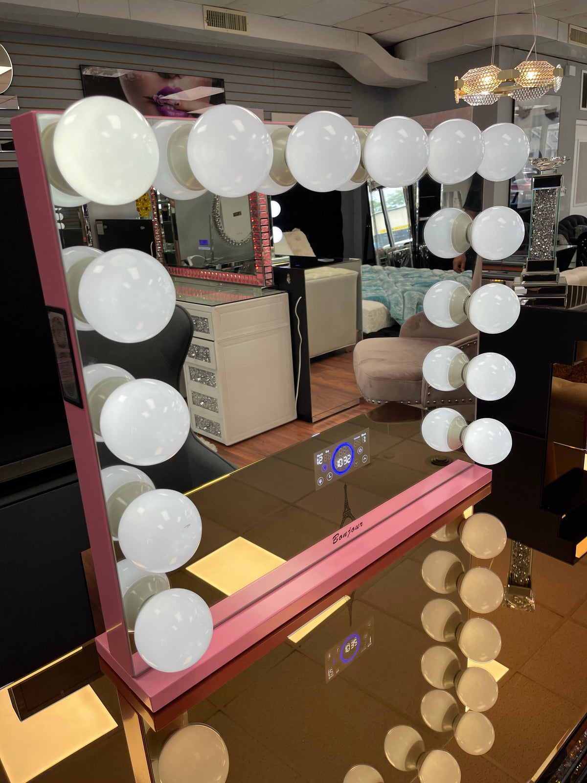 Hollywood Glam Vanity Bluetooth Mirror — CLEGLAM